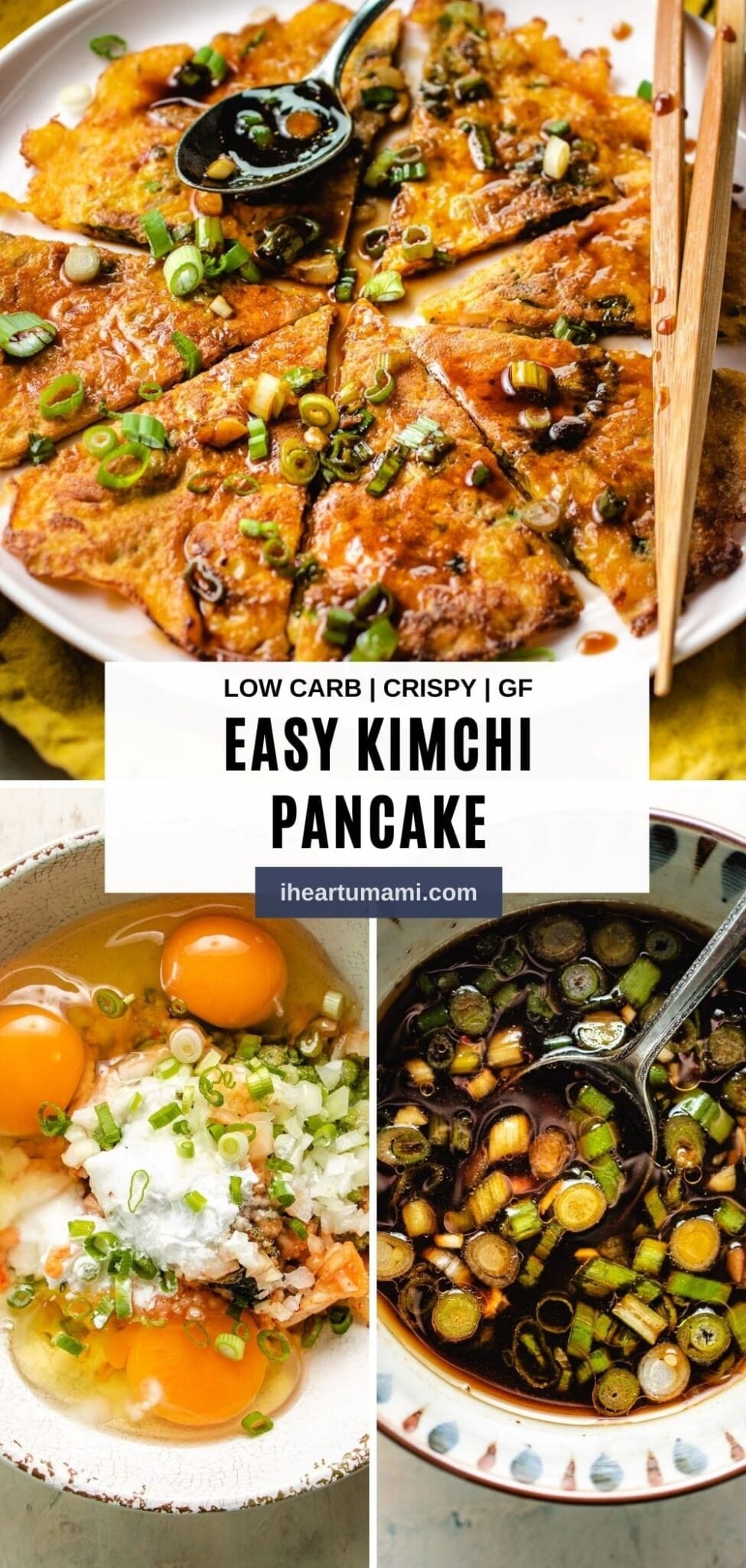 Kimchi Pancake (Kimchi Jeon) Low Carb | I Heart Umami®