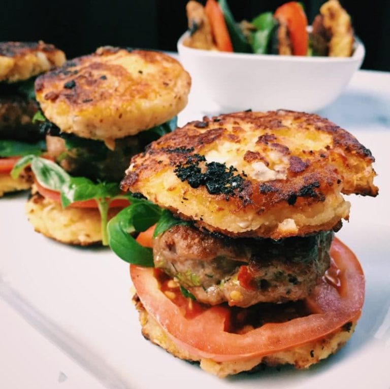 Paleo Mini Lamb Burgers (Paleo Sliders) | IHeartUmami.com