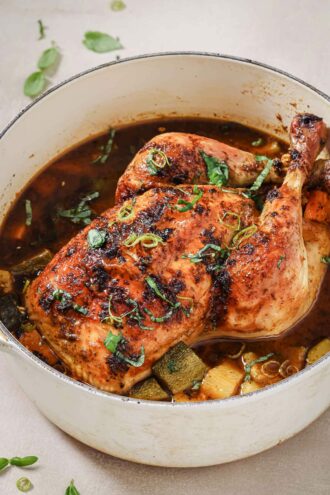 Dutch Oven Whole Roasted Curry Chicken | I Heart Umami®