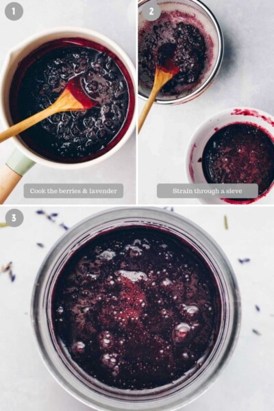 Blueberry Lavender Simple Syrup (Paleo, No Starch) | I Heart Umami®