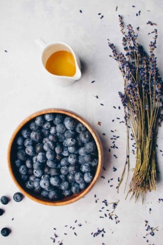 Blueberry Lavender Simple Syrup (Paleo, No Starch) | I Heart Umami®