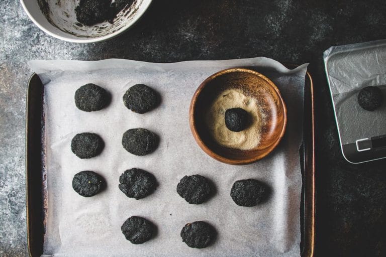 Halloween Soot Sprite Cookies (Chewy Low Carb!) | I Heart Umami®