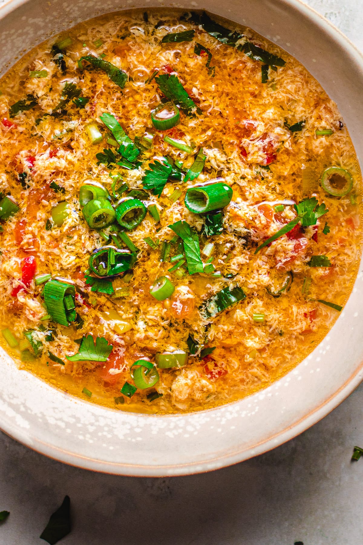 Hearty Chinese Egg Drop Soup paleo Whole30 I Heart Umami Hearty Chinese Egg Drop Soup paleo Whole30 I Heart Umami
