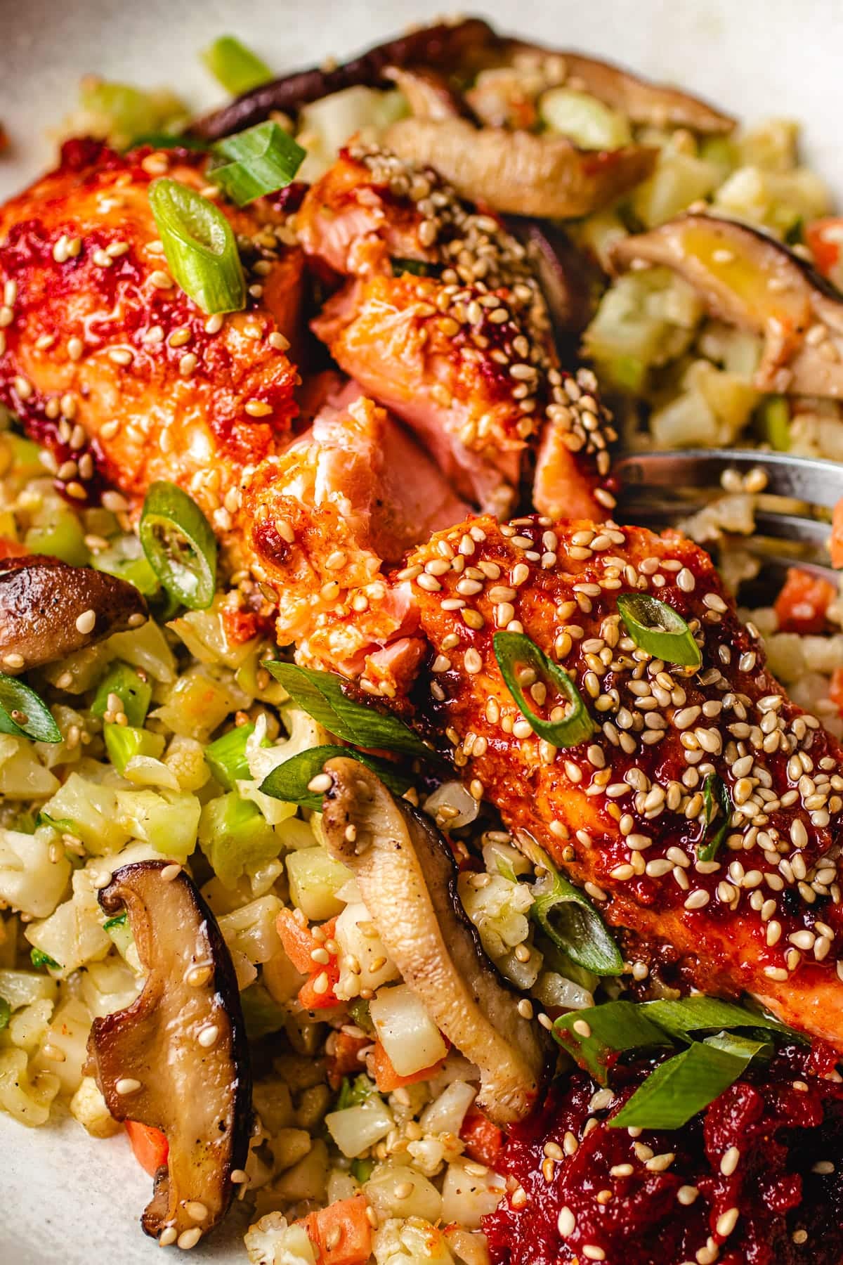 Whole30 Baked Salmon with Gochujang Glaze (Paleo) | I Heart Umami®