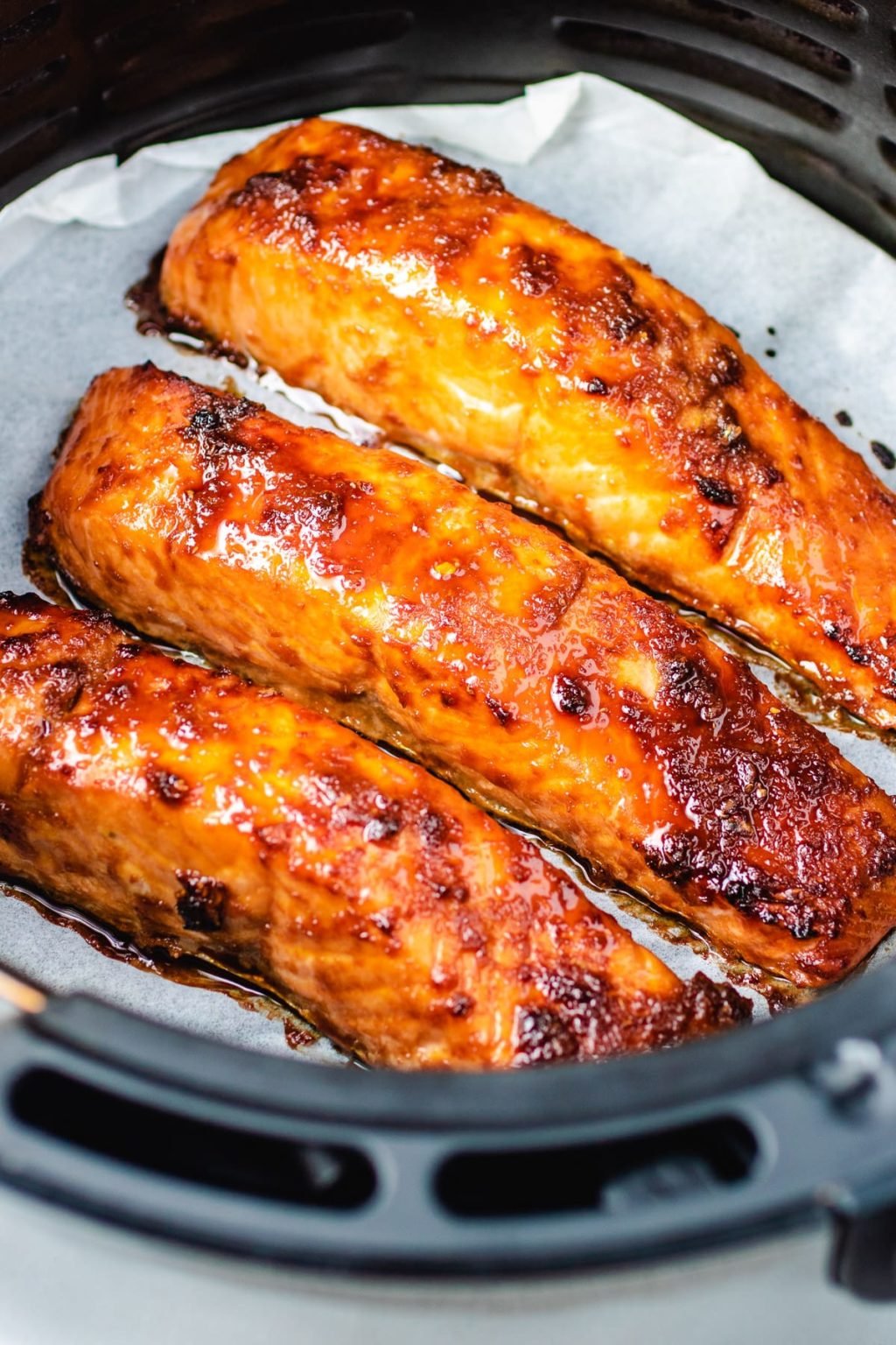 Air Fryer Teriyaki Salmon (with homemade teriyaki marinade)