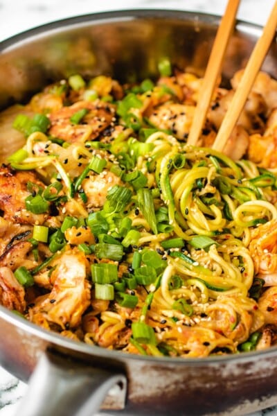 Kimchi Chicken Stir Fry (easy, healthy, one pot) | I Heart Umami®