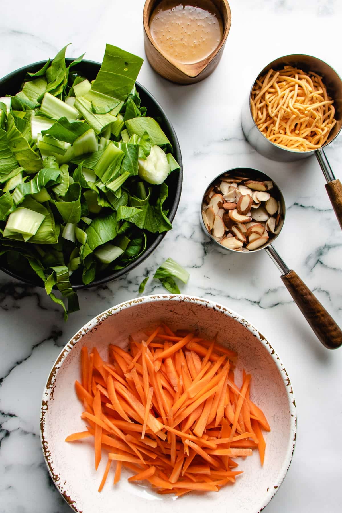 Asian Chopped Salad with Crispy Chow Mein Noodles | I Heart Umami®