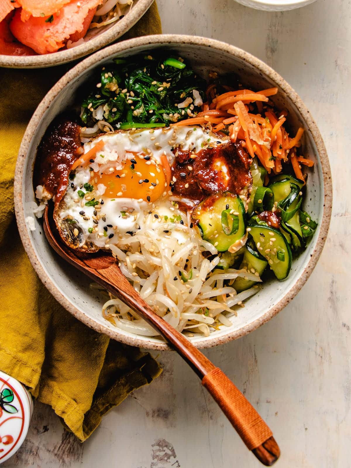 Vegetarian Bibimbap Recipe Story | I Heart Umami®