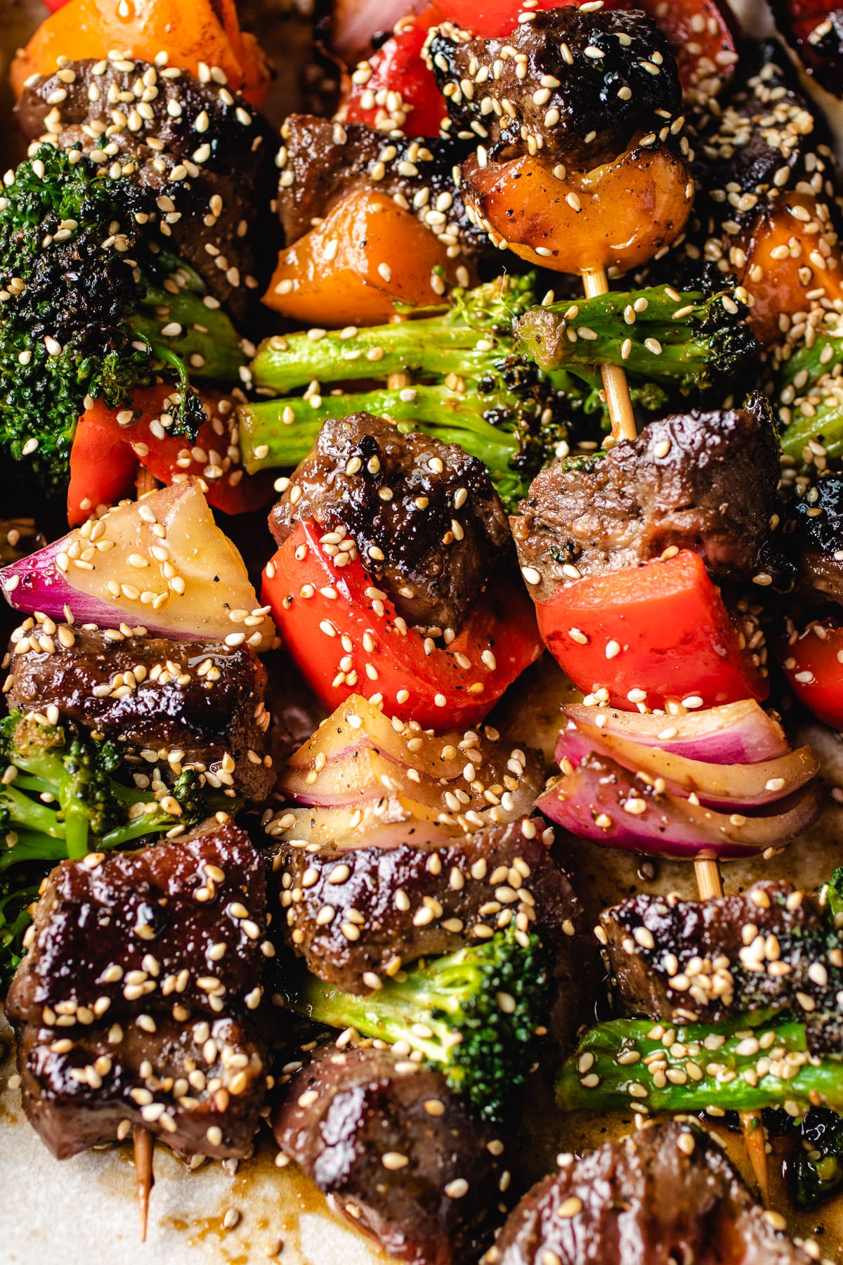 Flavorful Beef Kabobs with Broccoli (keto, gluten-free)| I Heart Umami®