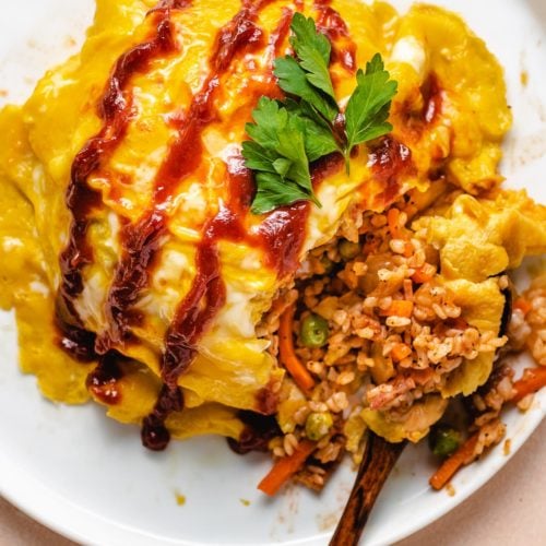Omurice (Japanese Omelette Shirataki Rice) | I Heart Umami®