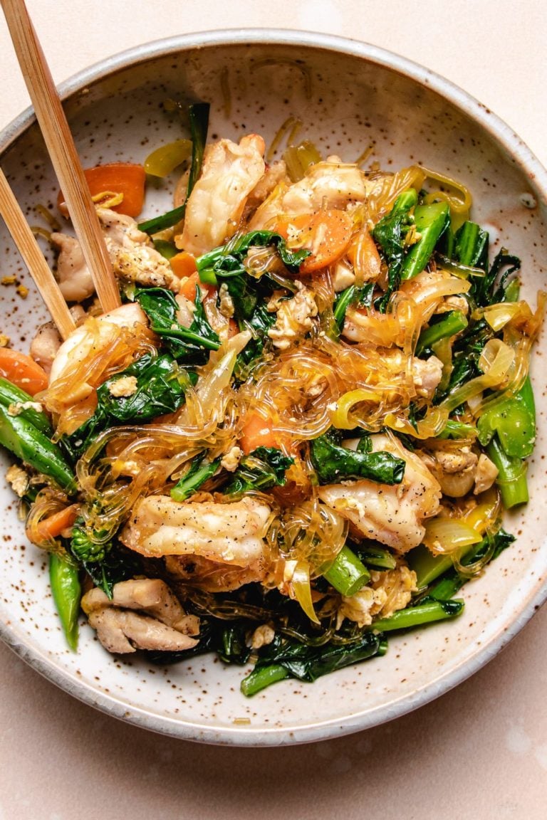 Pad Woon Sen (Thai Glass Noodle Stir Fry) | I Heart Umami®