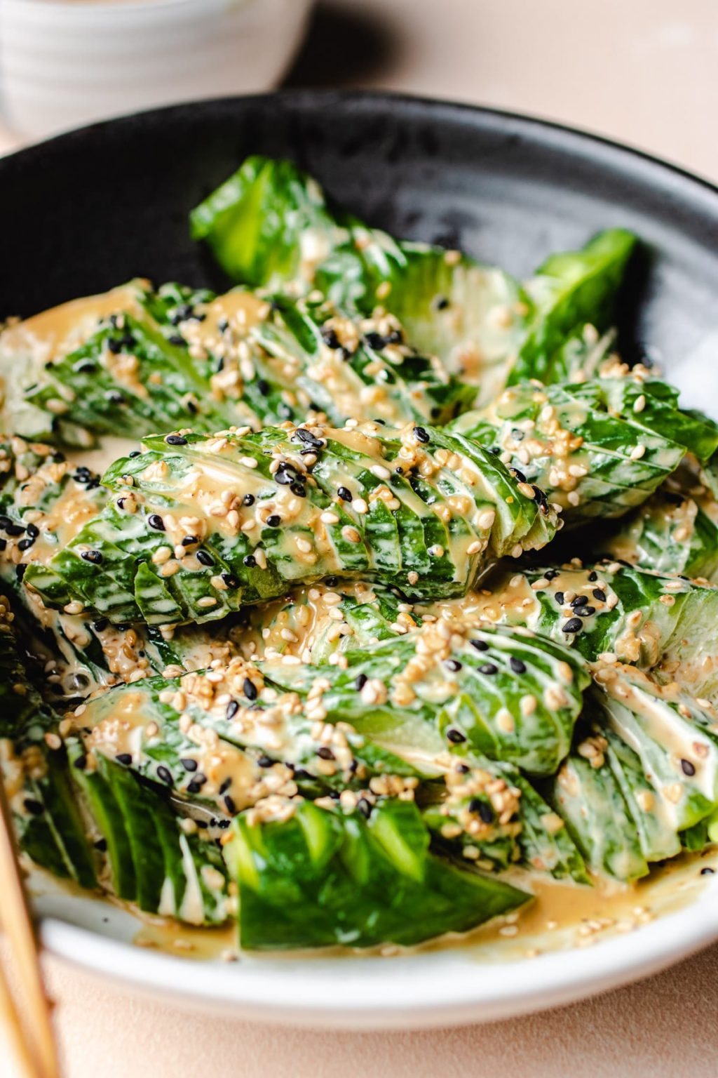 Japanese Cucumber Salad (Roasted Sesame Dressing) | I Heart Umami®