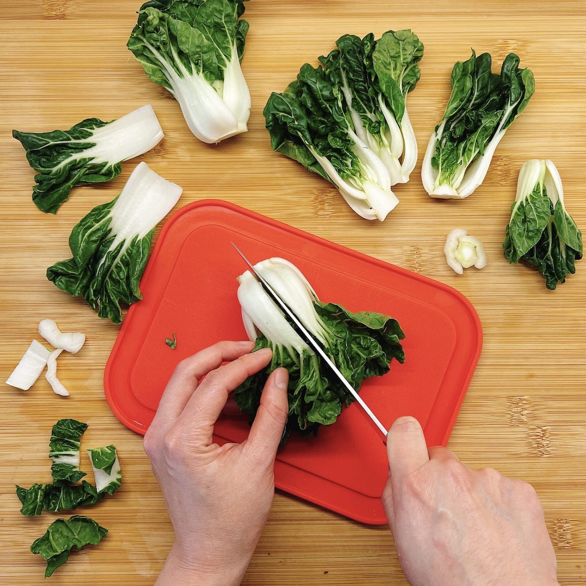 How to cut bok choy (soup, stir fry, salad, and more) | I Heart Umami®