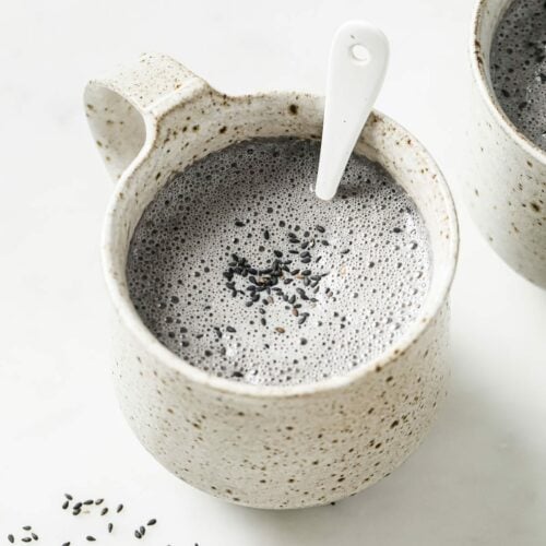 Black Sesame Latte (Iced or Hot) | I Heart Umami®