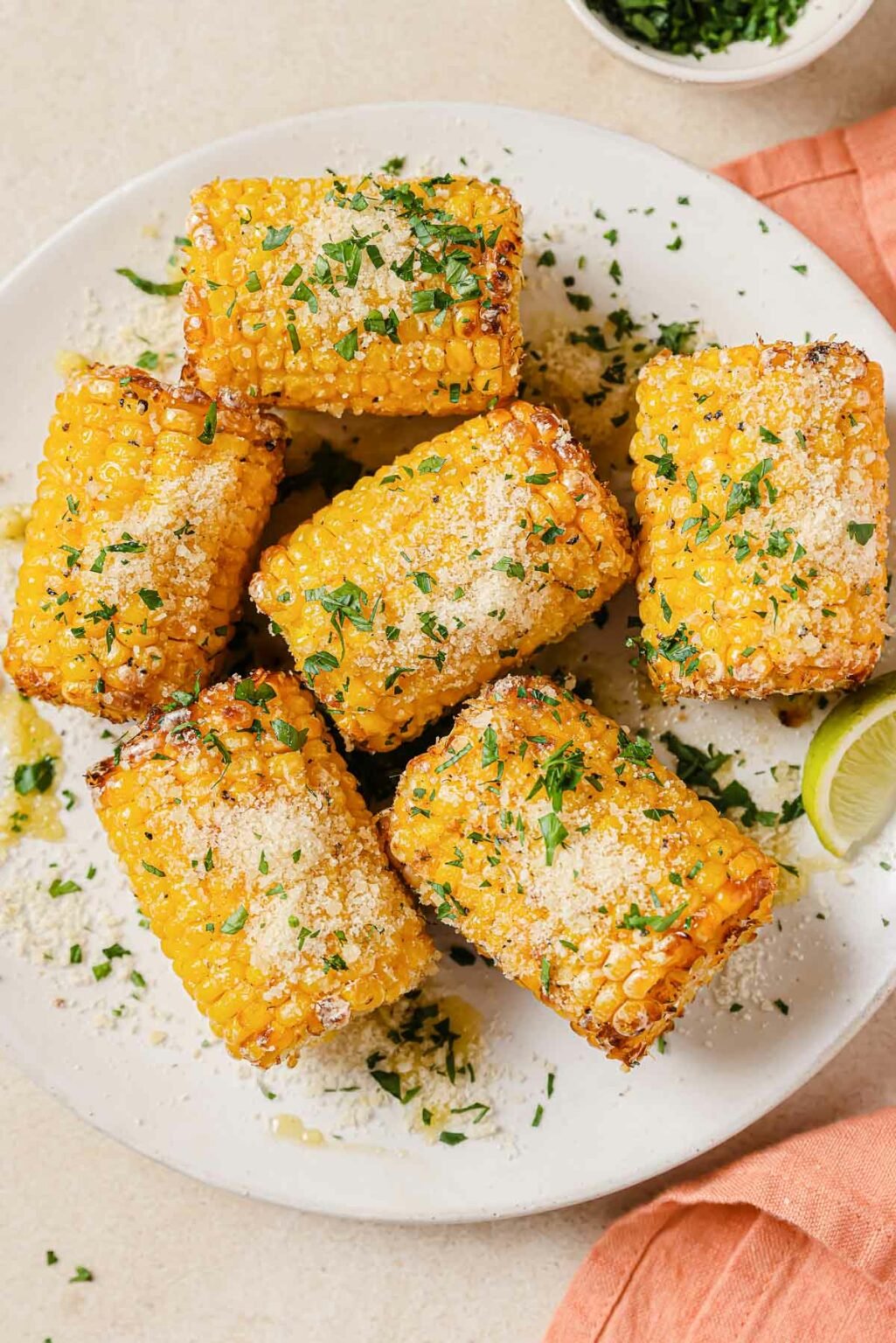 Air Fryer Frozen Corn On The Cob (extra buttery) | I Heart Umami®