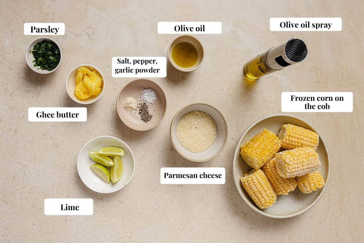 Air Fryer Frozen Corn On The Cob (extra buttery) | I Heart Umami®