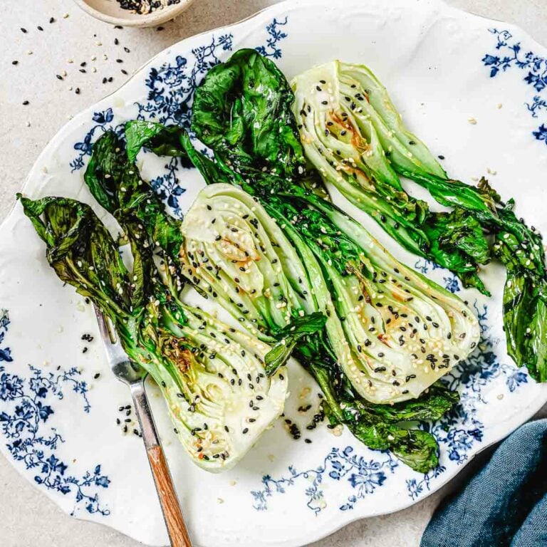 Air Fryer Bok Choy (healthy, easy)| I Heart Umami®