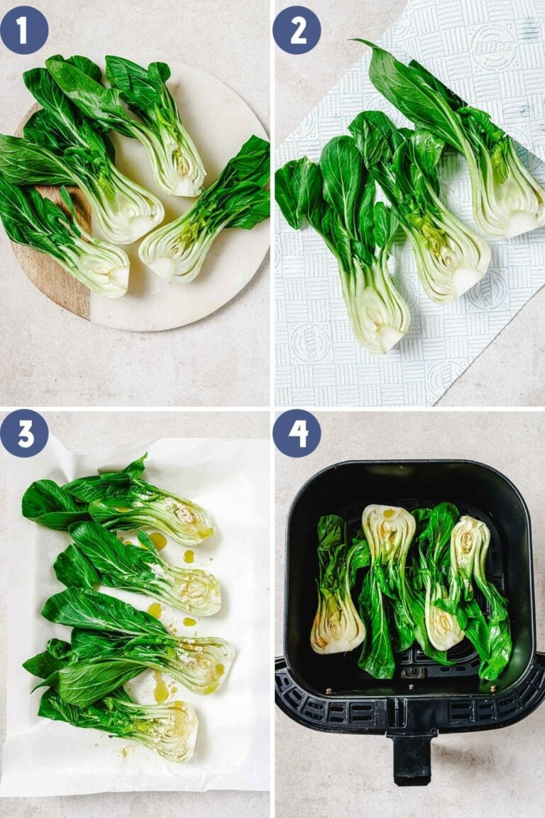 Air Fryer Bok Choy (healthy, easy)| I Heart Umami®