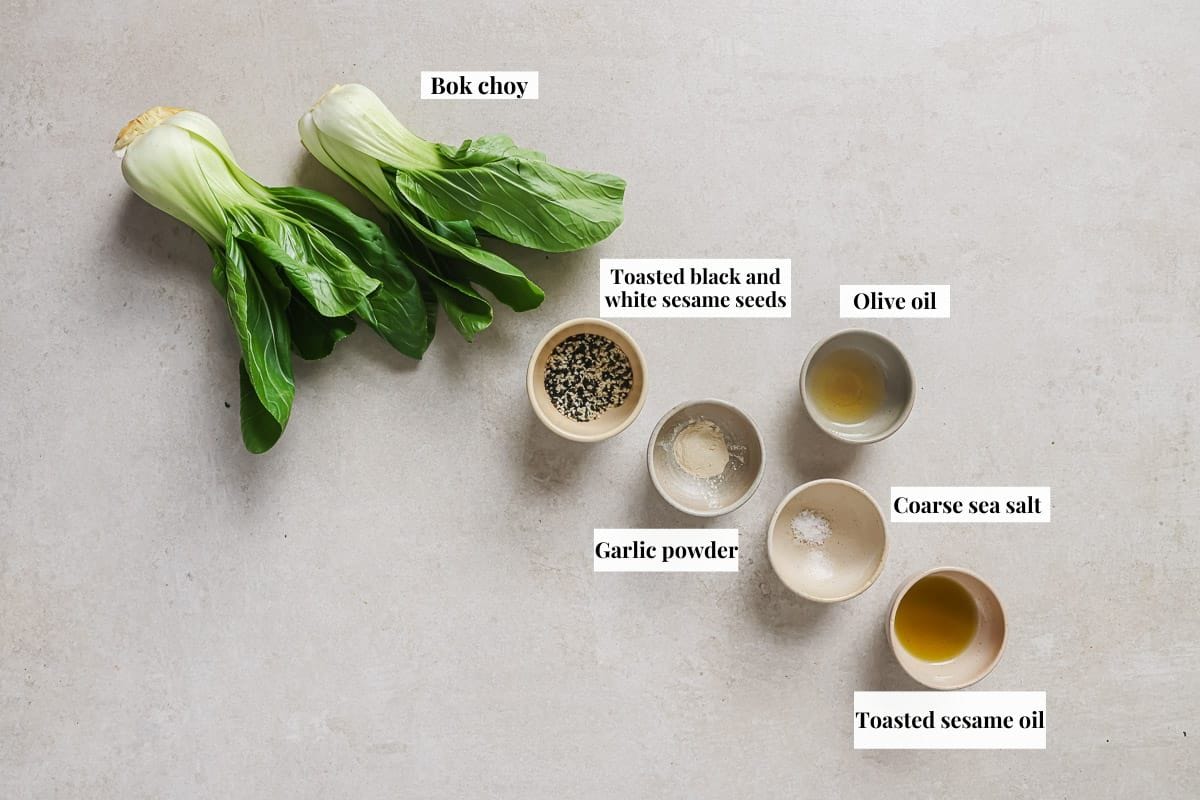 Air Fryer Bok Choy (healthy, easy)| I Heart Umami®