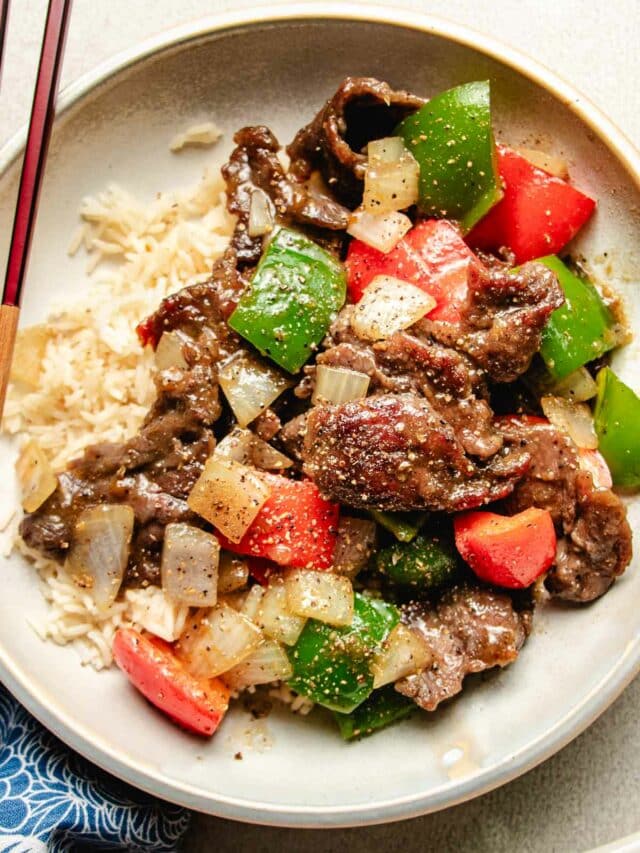How to make Black Pepper Beef | I Heart Umami®