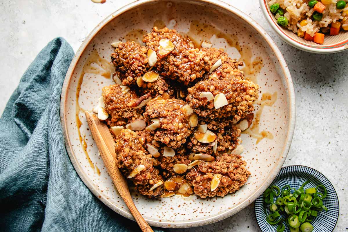 Panda Express Almond Chicken (air fry or bake) | I Heart Umami®