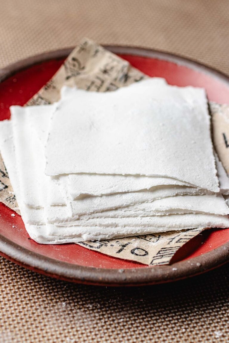 Gluten Free Wonton Wrappers (simple ingredients, no egg & gums)