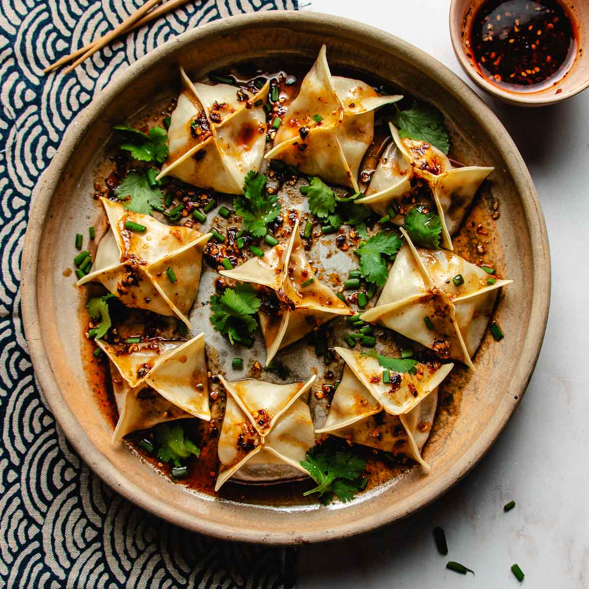 Beef Wonton (juicy flavorful ground beef) | I Heart Umami®