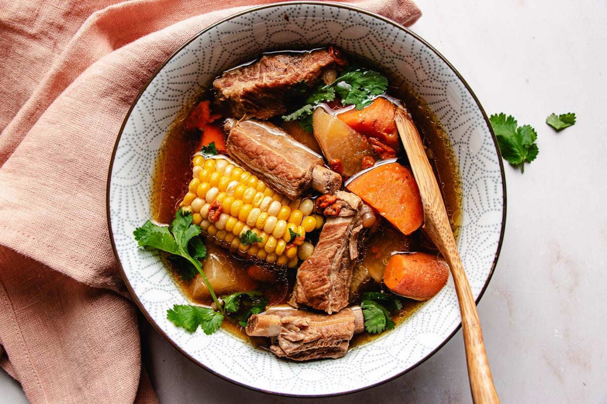 Pork Rib Soup With Daikon (Instant Pot and Slow Cooker)