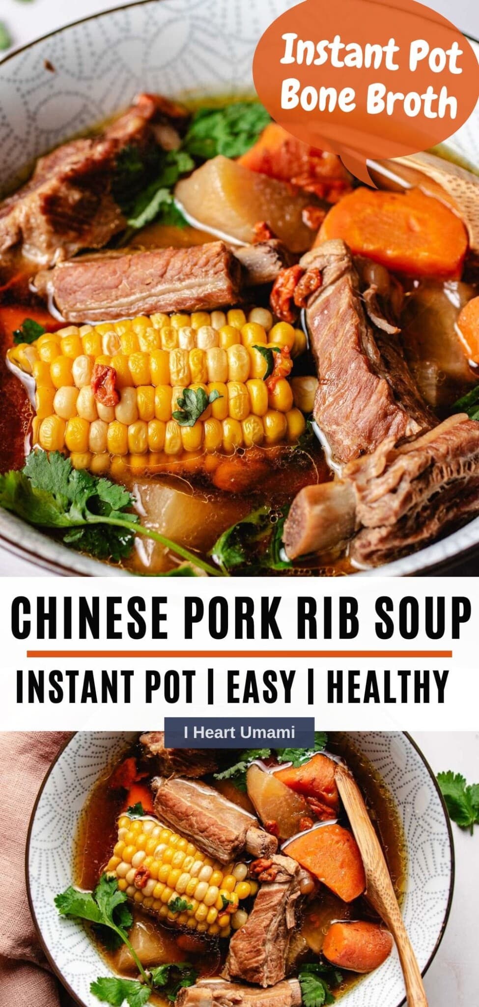 Pork Rib Soup With Daikon (Instant Pot and Slow Cooker)