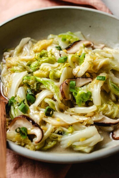 Sauteed Napa Cabbage (easy garlic sauce) | I Heart Umami®