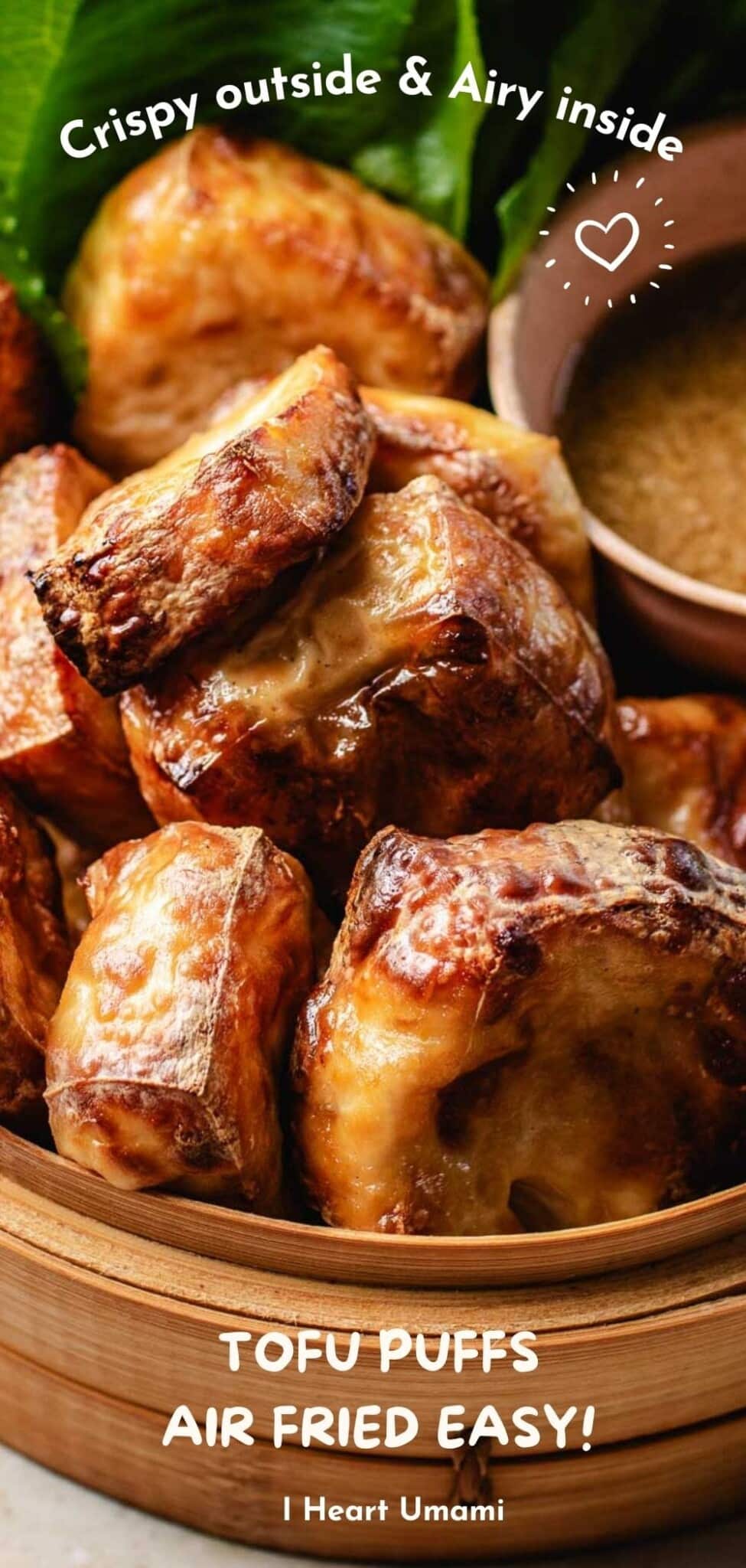 Tofu Puffs (air fryer or oven!) | I Heart Umami®