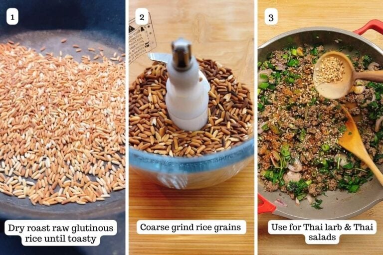 Toasted rice powder (Khao Khua) | I Heart Umami®