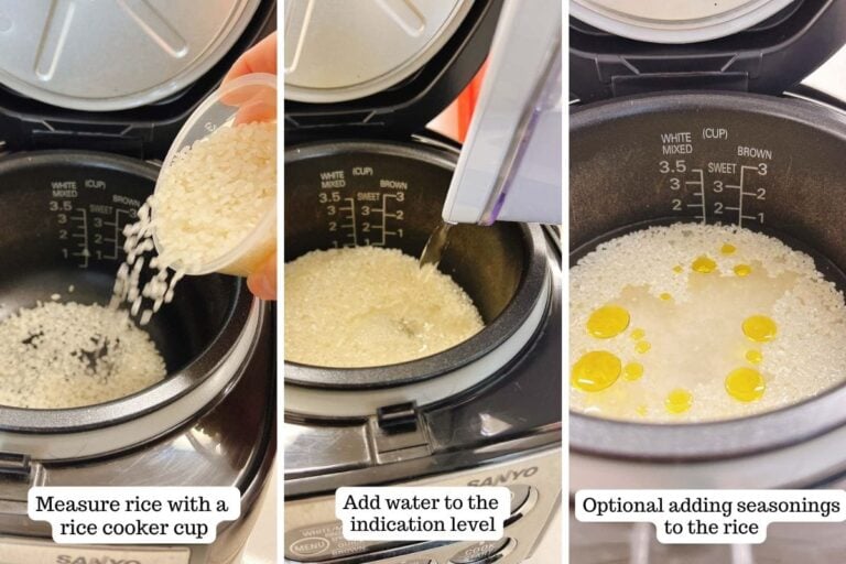 How To Cook Rice In A Rice Cooker (water to rice ratio & time)