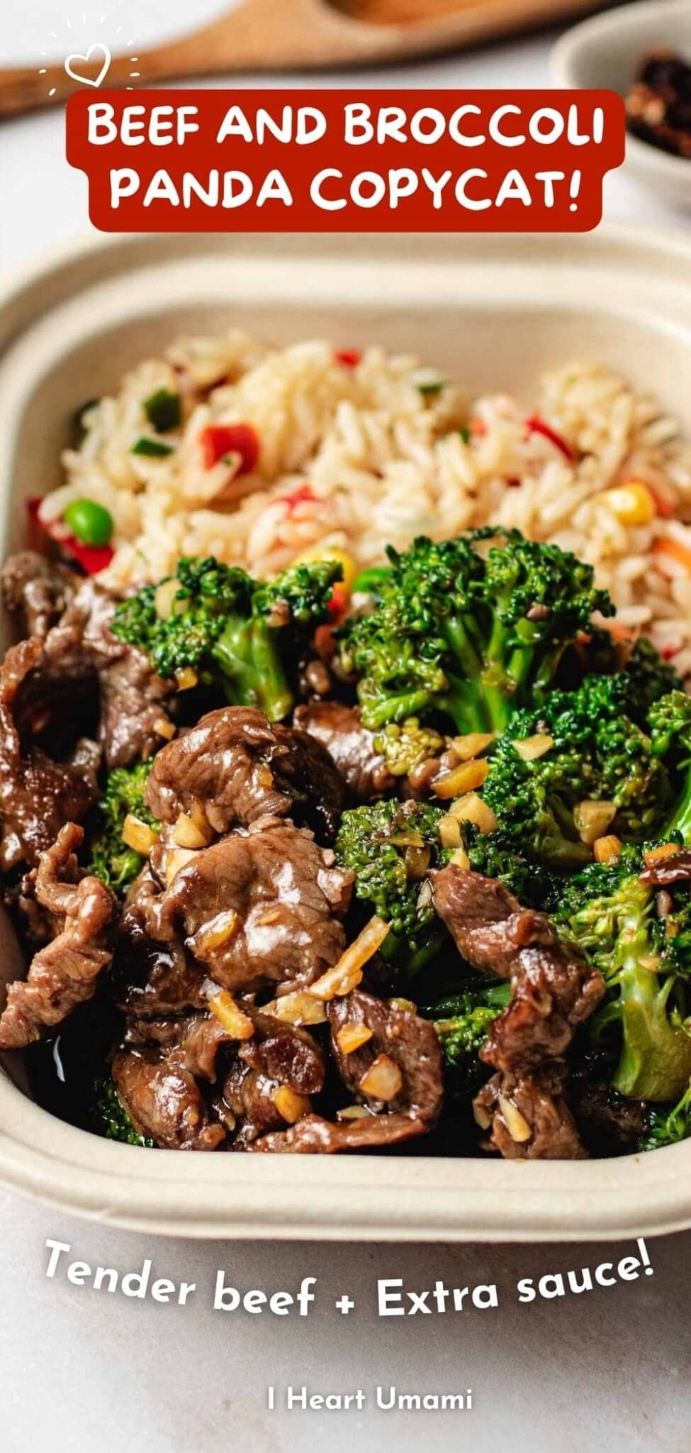 Panda Express Broccoli Beef (tender beef, extra sauce) | I Heart Umami®