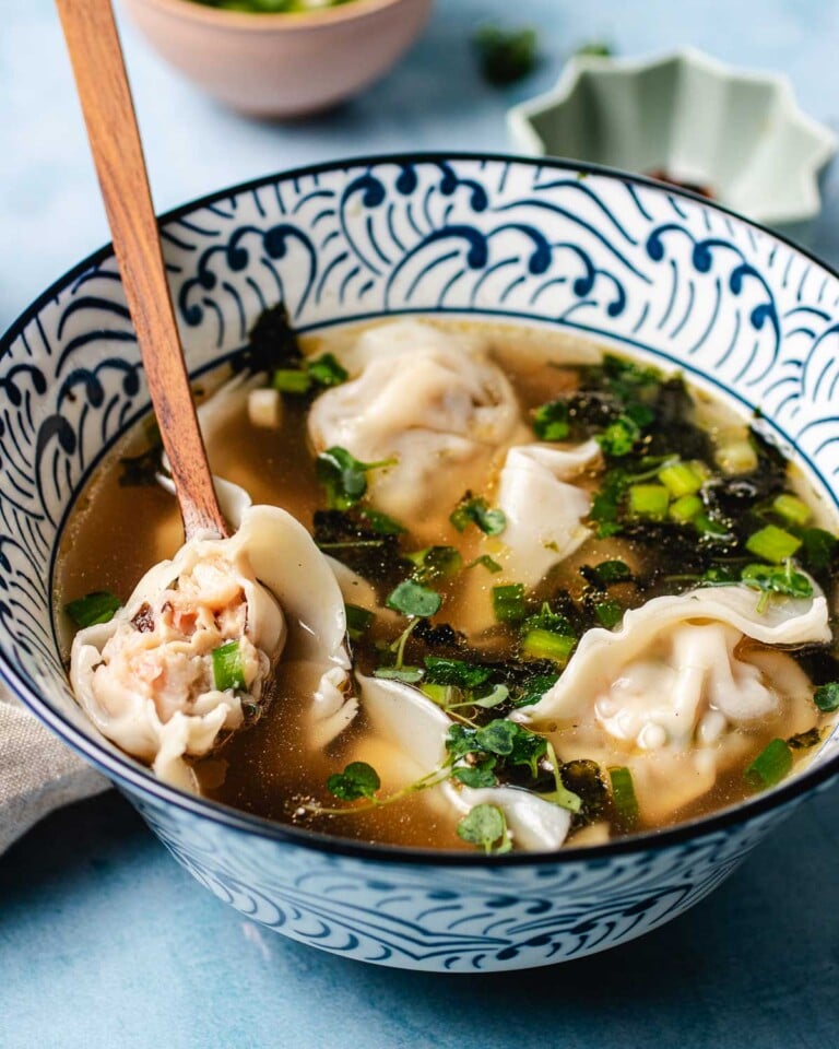 Shrimp Wonton Soup (homemade, fresh, authentic) | I Heart Umami®