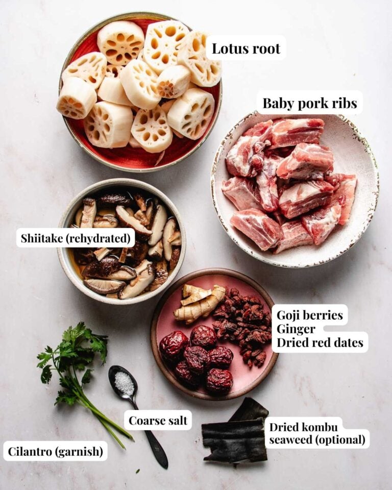 Lotus Root Soup with Pork Ribs (藕莲排骨汤) | I Heart Umami®