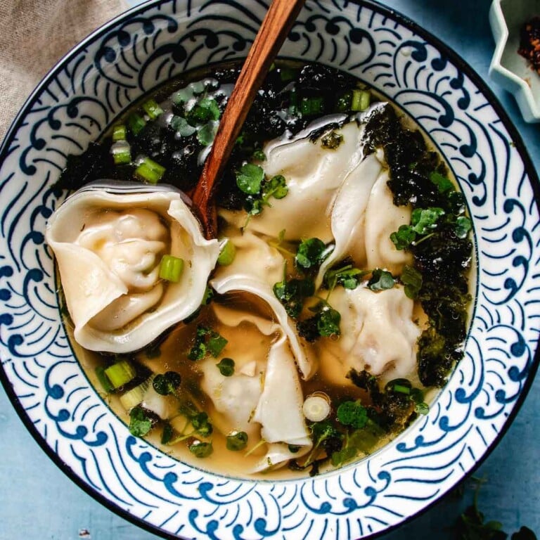 Shrimp Wonton Soup (homemade, fresh, authentic) | I Heart Umami®