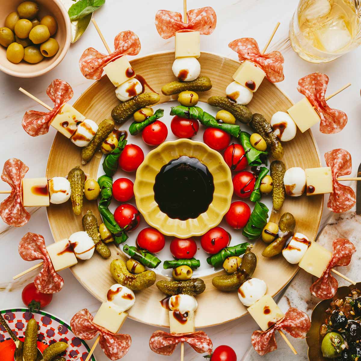 Charcuterie Skewers (easy, fun, customizable) | I Heart Umami®