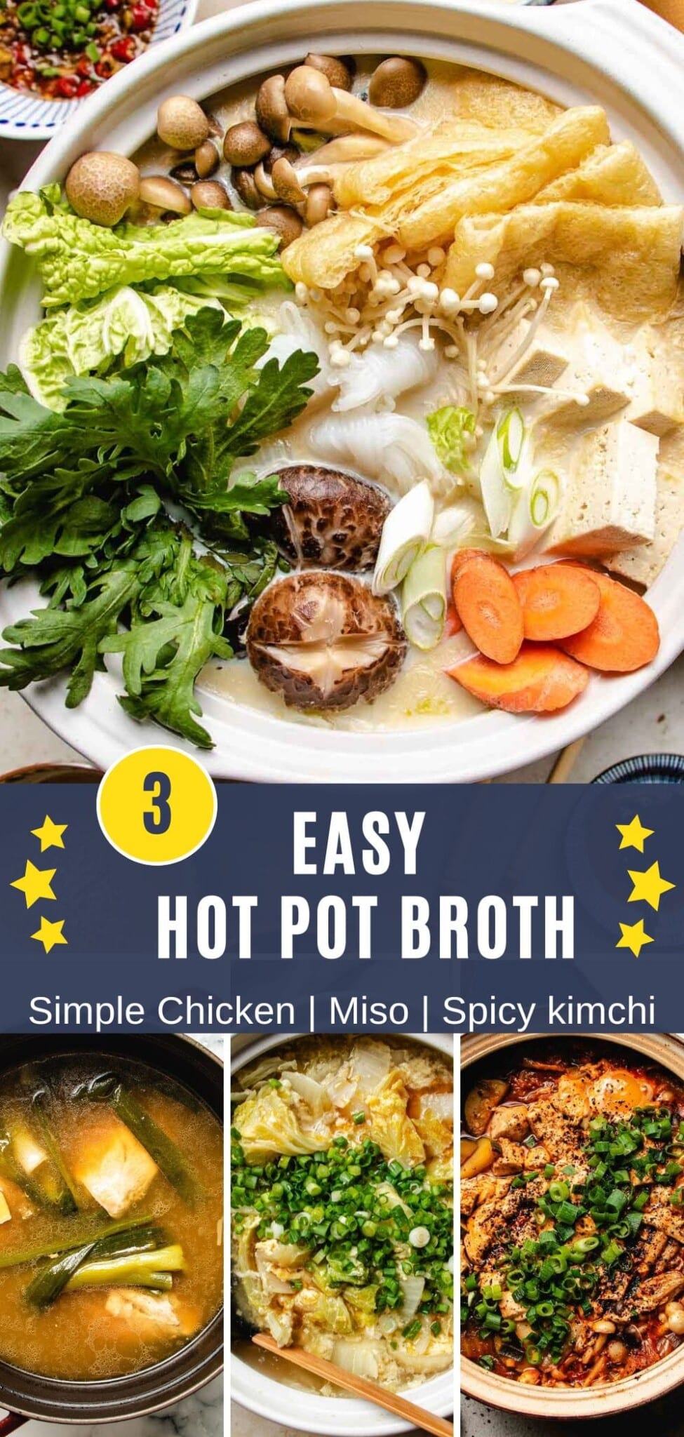 Easy Hot Pot Broth (3 flavors!) | I Heart Umami®