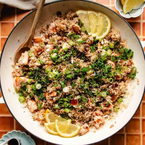 One Pot Salmon and Rice (with sweet soy glaze!) | I Heart Umami®