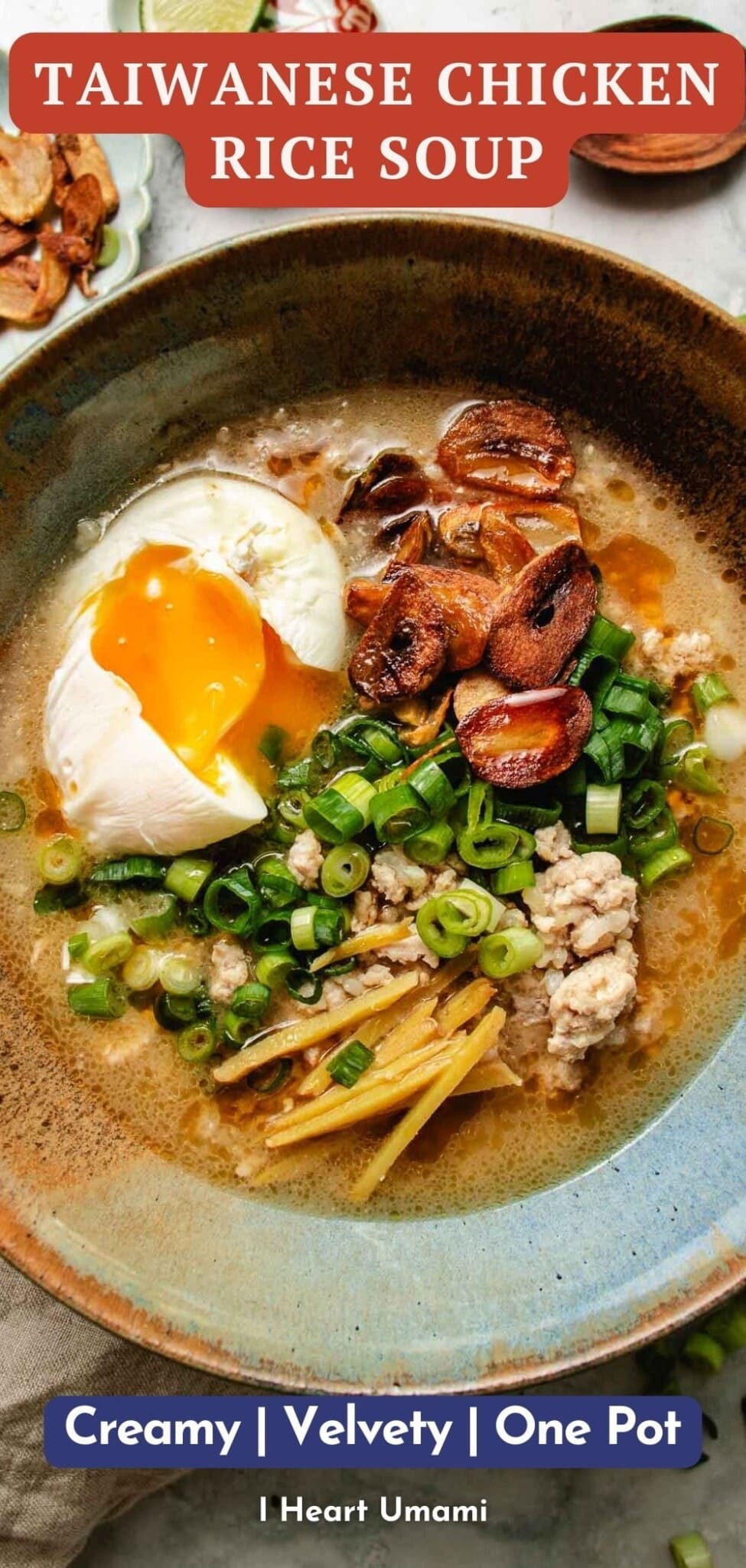 Taiwanese Chicken Rice Soup (easy, creamy, nourishing) | I Heart Umami®