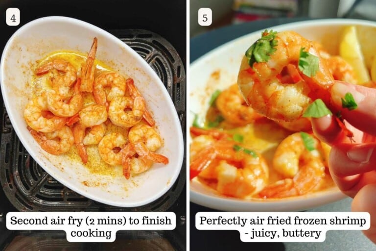 Air Fryer Frozen Shrimp (juicy, buttery) | I Heart Umami®