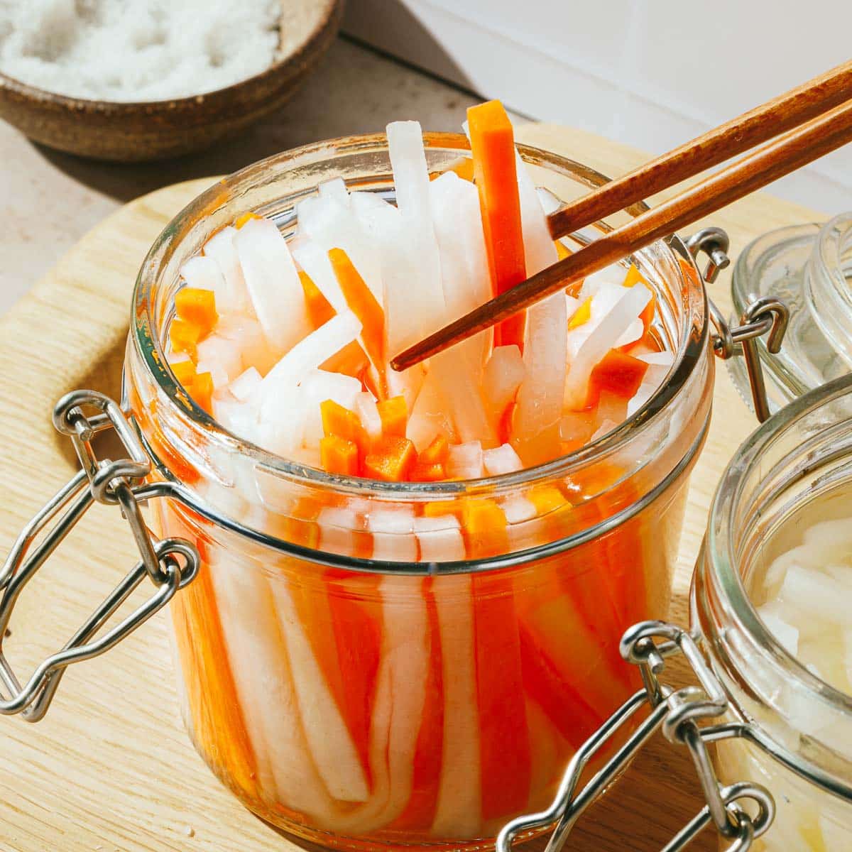 Taiwanese Pickled Daikon (easy, fresh, crisp) | I Heart Umami®