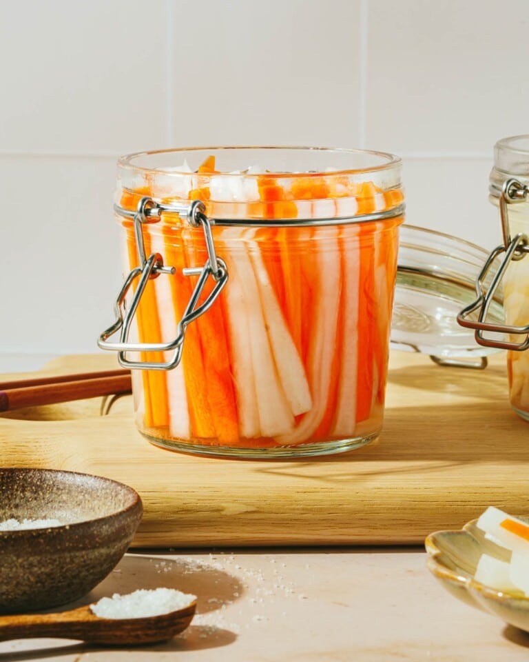 Taiwanese Pickled Daikon (easy, fresh, crisp) | I Heart Umami®