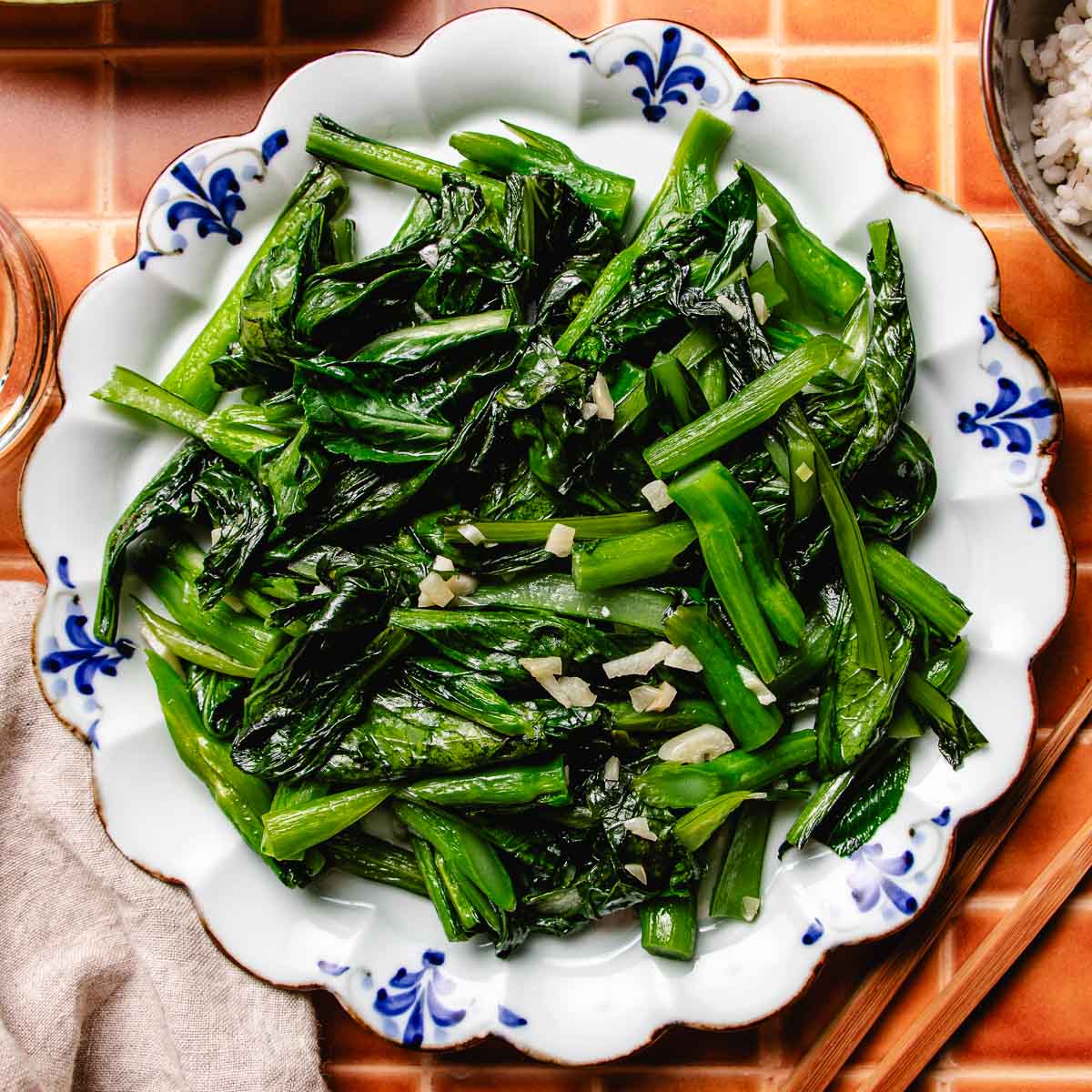 Stir Fried Choy Sum (easy, fast, garlicky) | I Heart Umami®