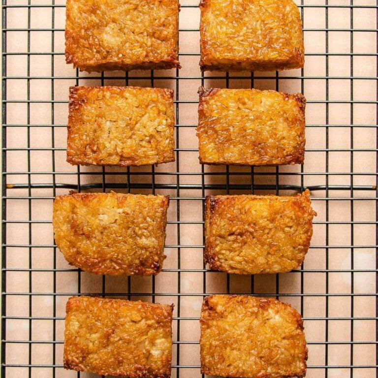 Crispy Rice (2 ways: rice squares & crunchy grains) | I Heart Umami®
