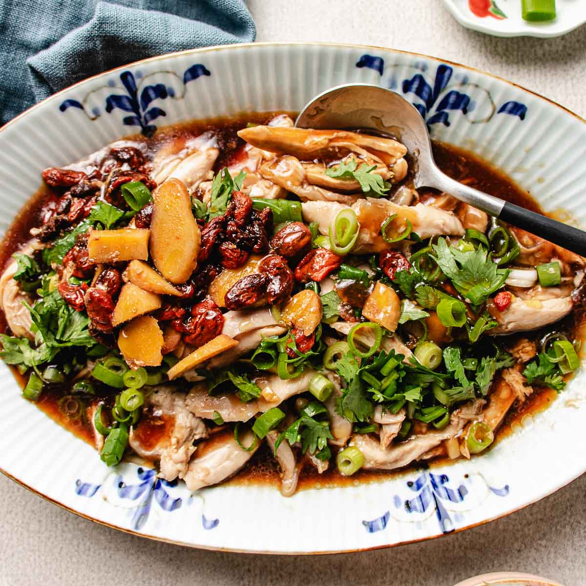 Chinese Steamed Chicken with Goji Berries | I Heart Umami®