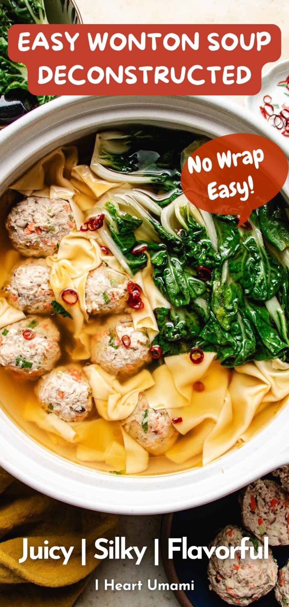 Deconstructed Wonton Soup | I Heart Umami®