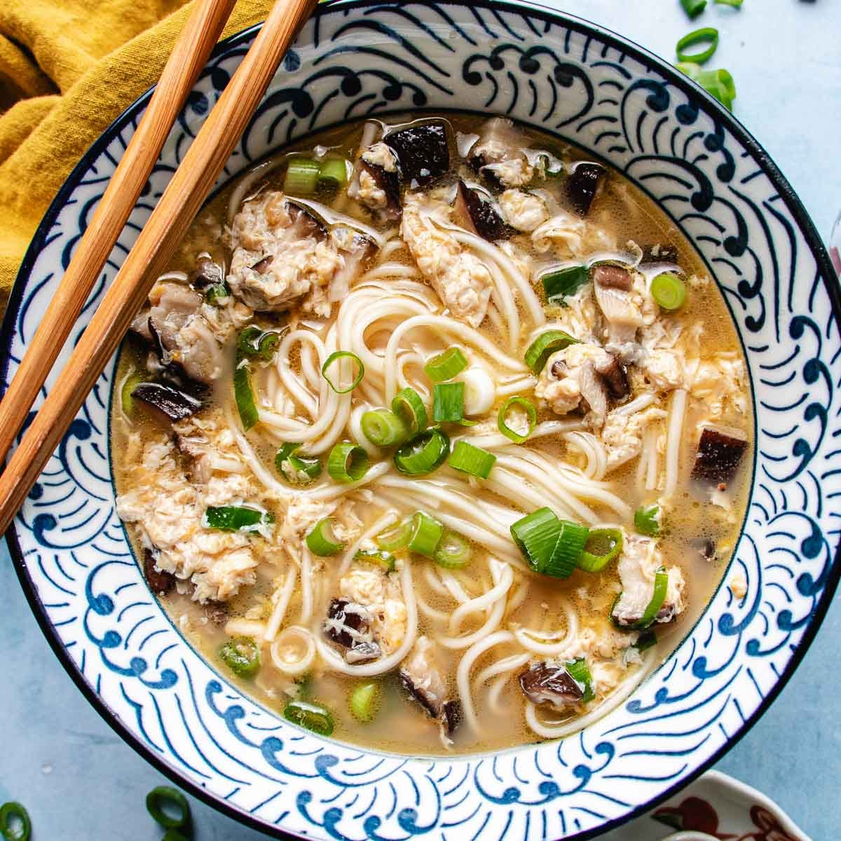 Egg Drop Noodle Soup (easy, 20 minutues) | I Heart Umami®